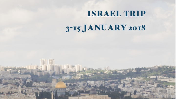 Fundraiser by Nathan Boer : Discipleship trip to Israel