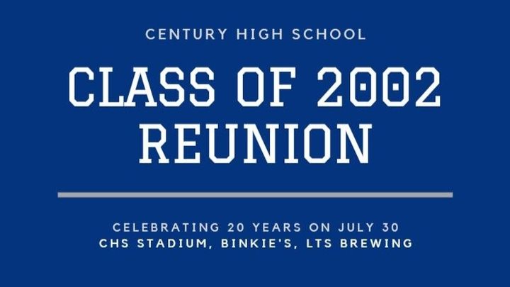 Fundraiser by Allison Lindberg : CHS class of 2002 - Twenty-year Reunion