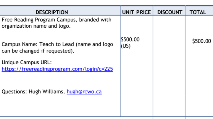Fundraiser by Teach to Lead Honduras : Apoya el Free Reading Program ...