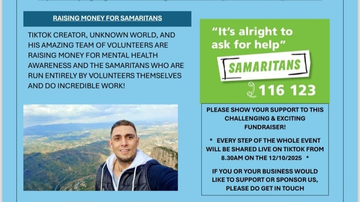 Fundraiser for Ezra Collins by Zoe Freear : Unknown world charity hike