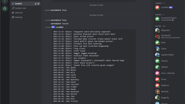 Fundraiser by Norman Tang : Lorebot fundraising for 2024 cloud charges