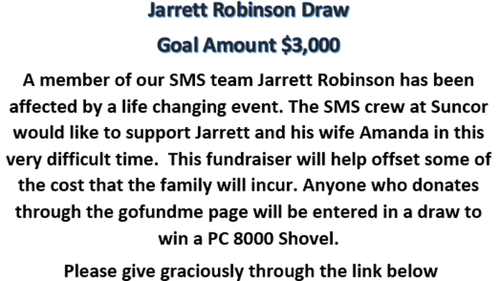 Fundraiser for Jarrett Robinson by Taylor Hunter : Jarrett Robinson's ...
