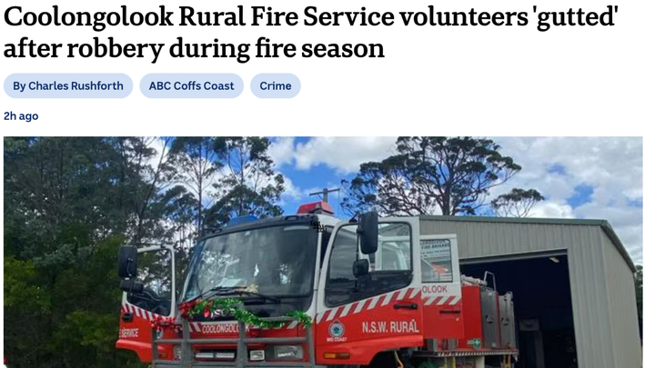 Fundraiser by Jane Packham : Coloongolook RFS Replace vital equipment