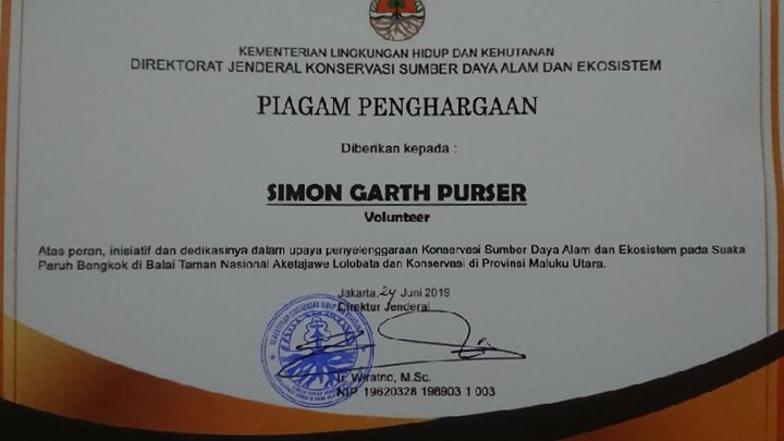 Fundraiser by Simon Garth Purser : Wallacea Nature Expense Fund 2019