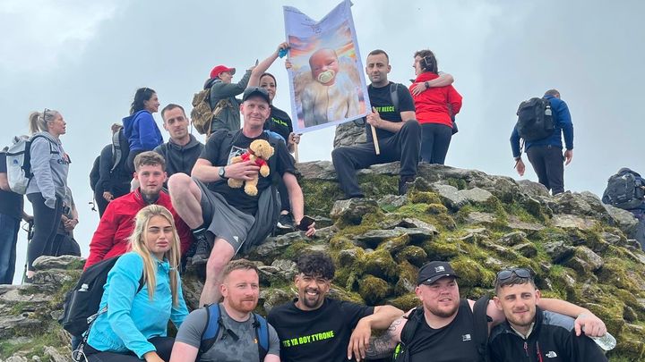 Fundraiser by Reece Booth : scafell pike 979 meters hight. 7 hour walk ...