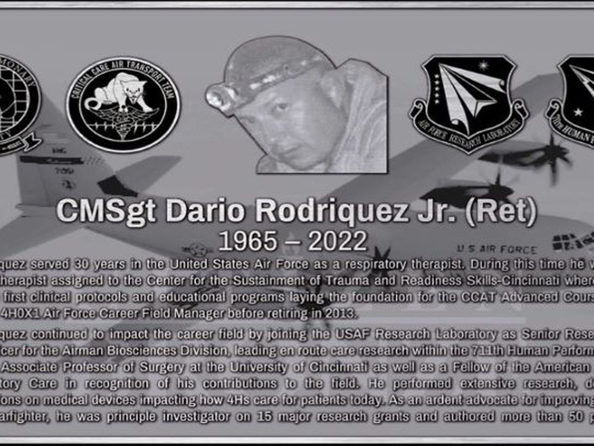 Fundraiser by Matthew Parker : Plaques for CMSgt Dario Rodriquez Jr