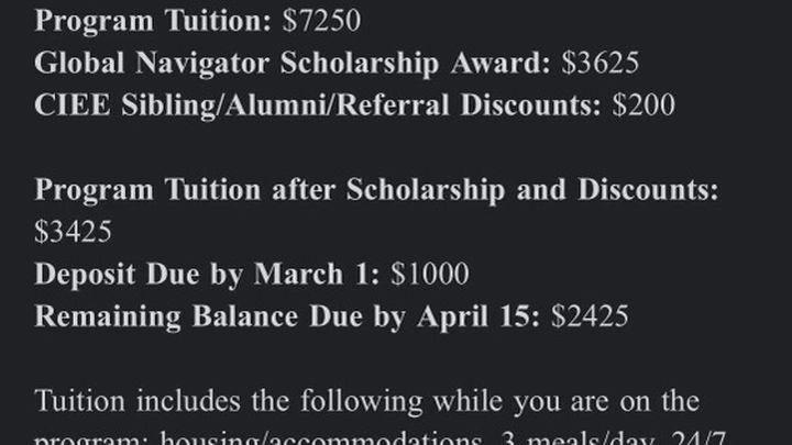 Fundraiser by Trista Davis : Study abroad