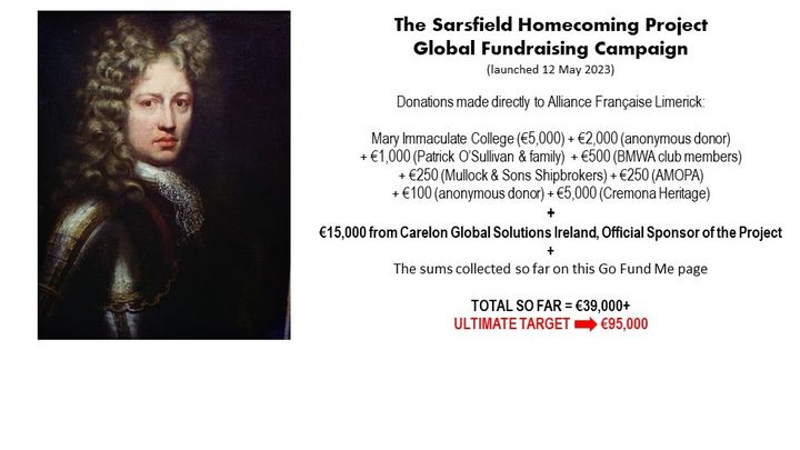 Fundraiser by Loic Guyon : Help us bring back Patrick Sarsfield to Ireland!