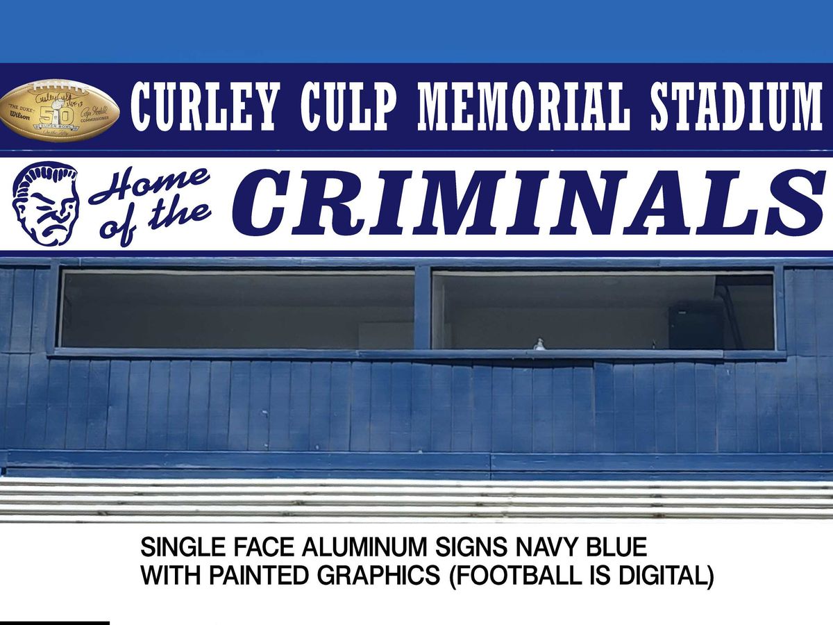 Fundraiser by Gay Thrower : Sign for Curley Culp Memorial Stadium