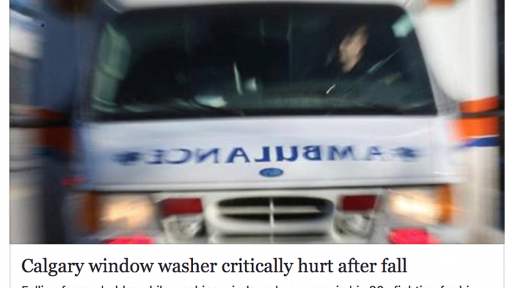 Fundraiser for Lindsay Cheyne by Chris Carrier : Fallen Window Cleaner