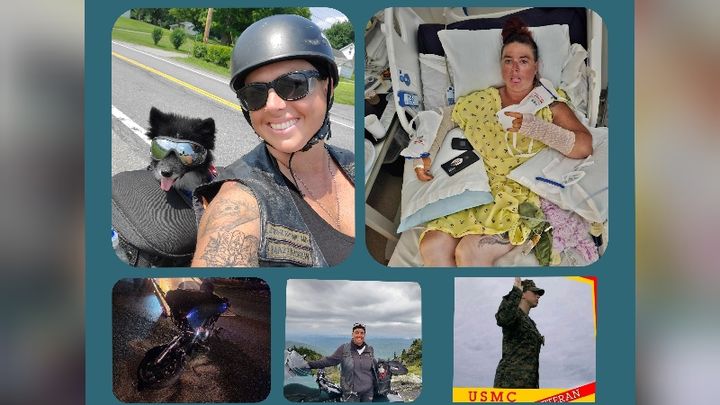 Fundraiser by Deanna Cohen : Marine Veteran biker hit by car