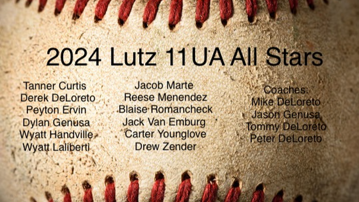 Fundraiser by Leanne Van Emburg : 2024 Lutz Baseball 11UA All-Stars Team