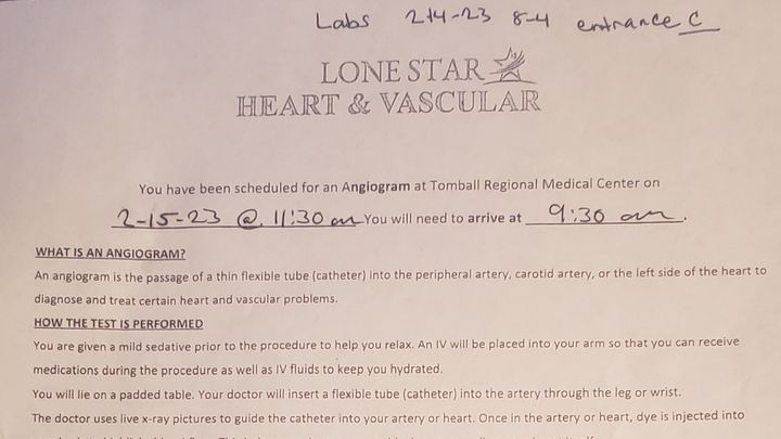 Fundraiser by John Peterson : Help With Angiogram Procedure Cost