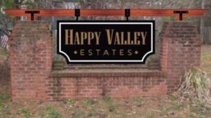 Fundraiser by Gary Wright : Happy Valley Estates Sign