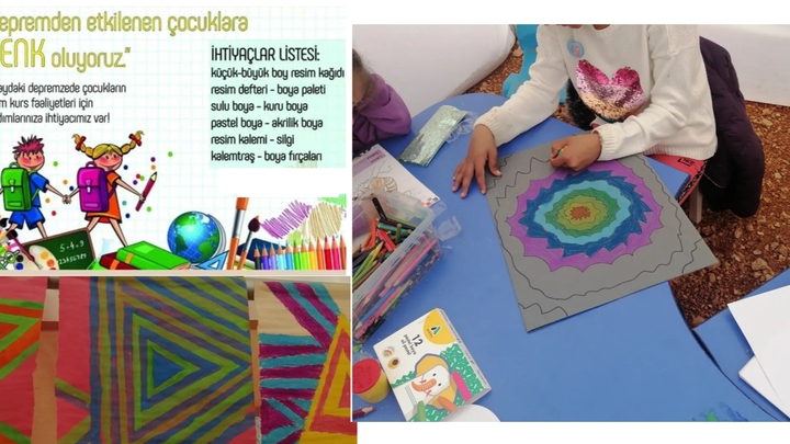 Fundraiser by Ahmet Turkmen : Support Earthquake Children with Art Supplies